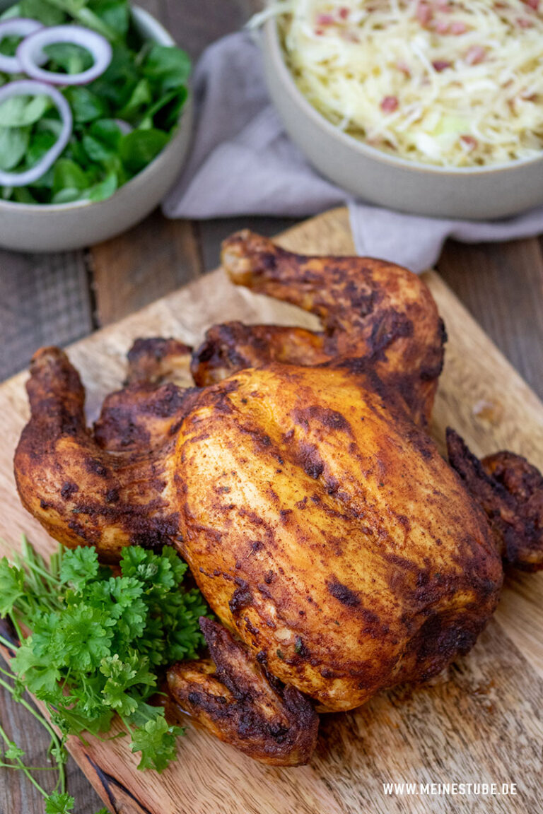 Knuspriges Maishähnchen im Backofen - Meinestube